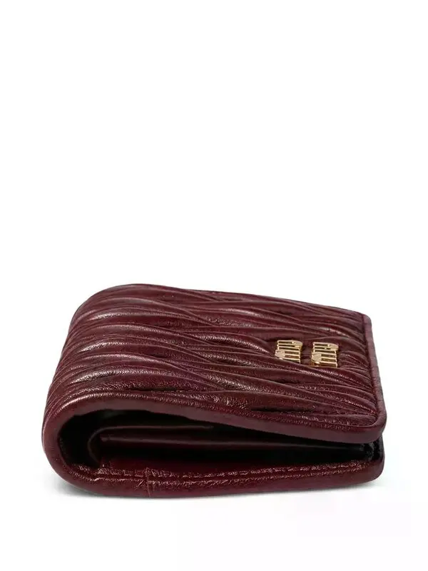 Miu Miu Small Matelassé Leather Wallet