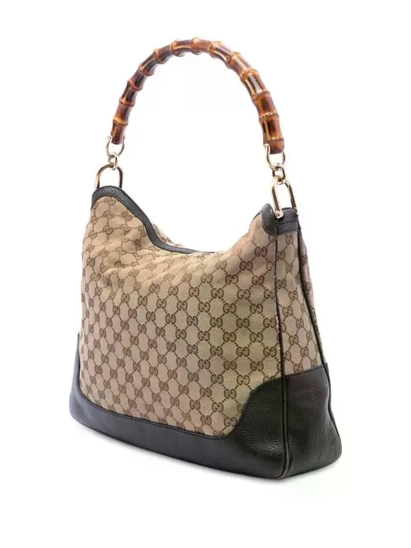 Gucci 2016-2026 Gg Canvas Bamboo Diana Satchel