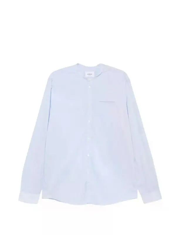 DONDUP Band-collar Chest-pocket Shirt