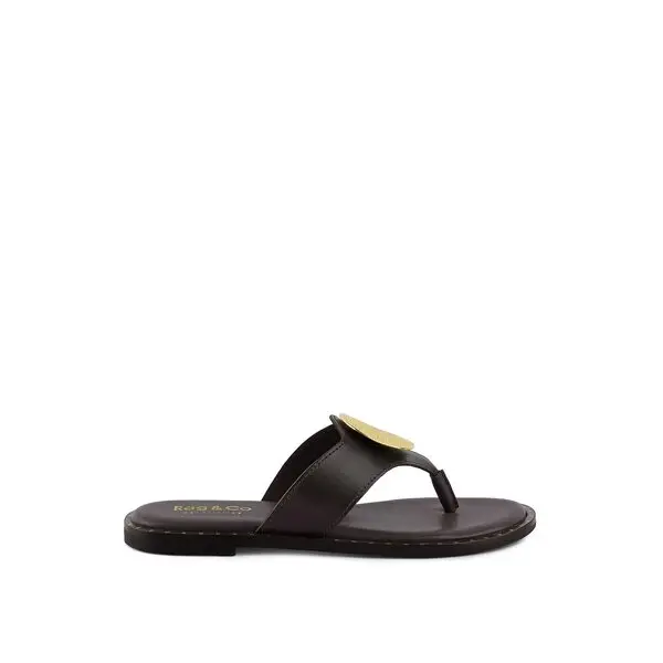 RAG & CO Kathleen Embellished Slip-on Thong Sandals By