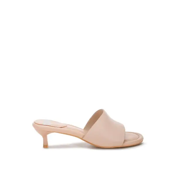 RAG & CO Neutrals Vizzini Kitten Heel Sandals In By - Beige