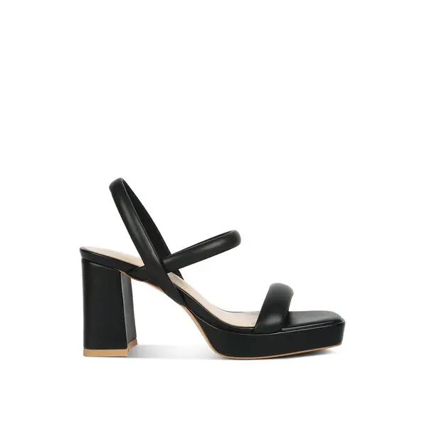 RAG & CO Joslyn Slingback Block Heel Sandals In By