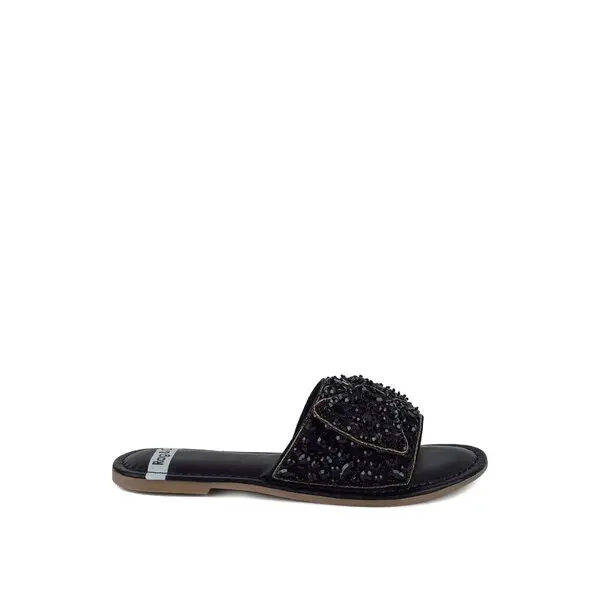 RAG & CO Pipa Big Bow Beaded Flats In By