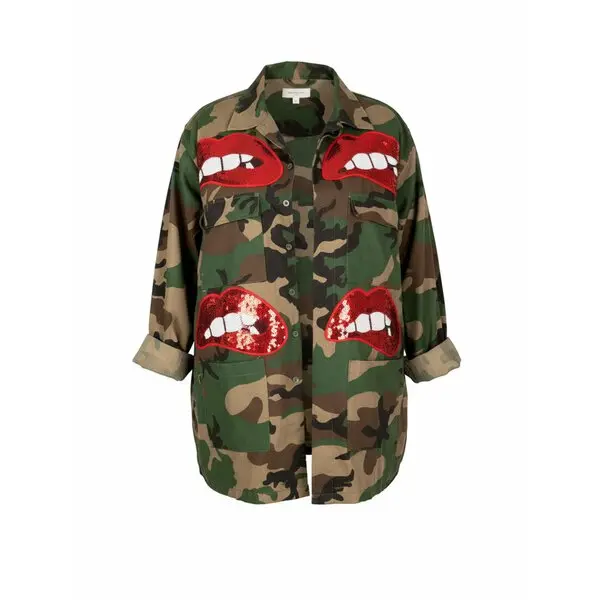 SANTE GRACE The Radar Camo Jacket 1x 3x