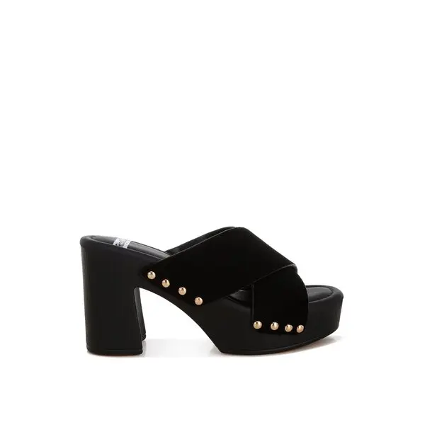 RAG & CO Mearsk Genuine Suede Leather Clogs In By