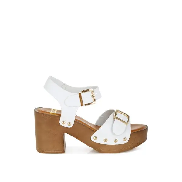 RAG & CO Ompasa Genuine Leather Clog Sandals In By