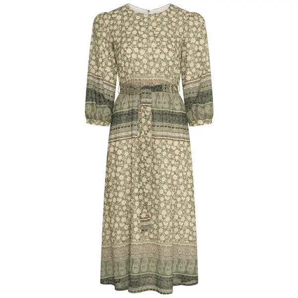 LATELIER LONDON Marion Floral Midi Dress