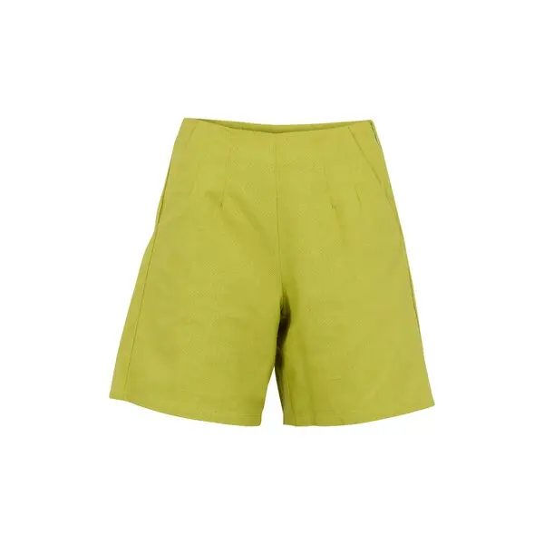 ZETAYE Celeste Linen Cotton Short - Green