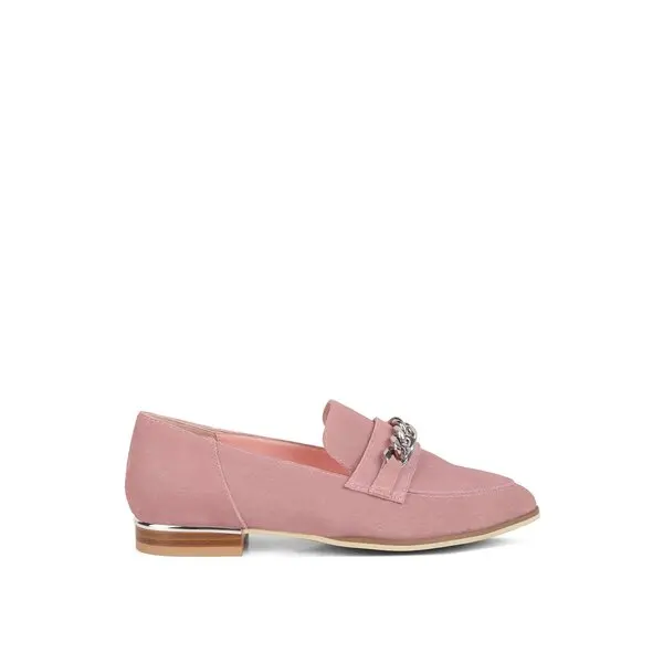 RAG & CO Ricka Chain Embellished Loafers In By