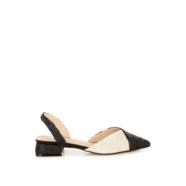 RAG & CO Kinjay Pointy Toe Slingback Sandals In By
