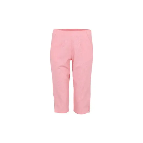 ZETAYE Celeste Linen Cotton Capri Pant - Pink