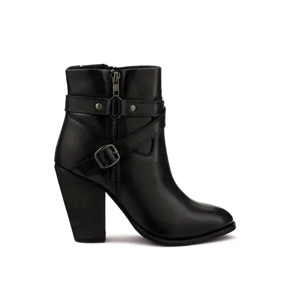 RAG & CO Cat-track Leather Ankle Boots In By