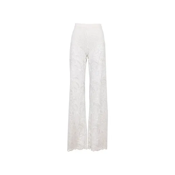 ZETAYE Lyric Lace Pant - White