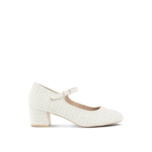 RAG & CO Antara Tweed Mary Jane Sandals In By