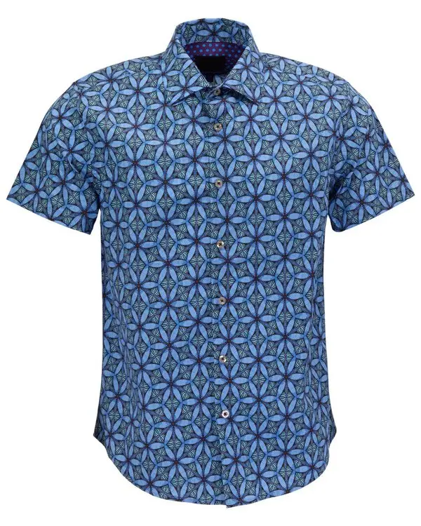 LORDS OF HARLECH George Tribal Printed Button Up Shirt