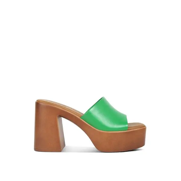 RAG & CO Scandal Slip On Block Heel Sandals In By