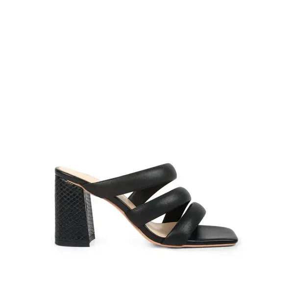 RAG & CO Kywe Textured Heel Chunky Strap Sandals By