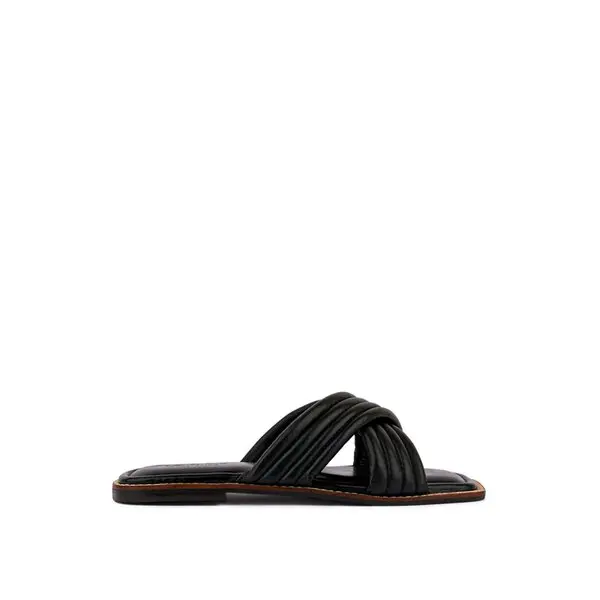 RAG & CO Eura Quilted Leather Flats By