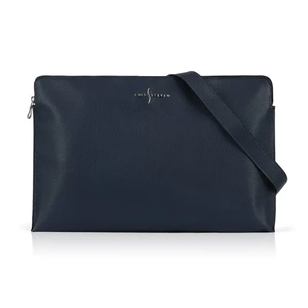 LUIS STEVEN Large Laptop Sleeve Pebble