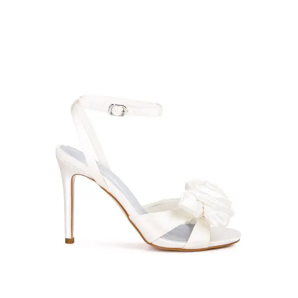 RAG & CO Chaumet Rose Bow Embellished Sandals In By