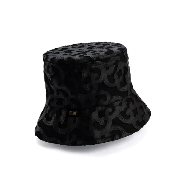 SIBI HATS Sultan Bucket Hat With Leather Motifs