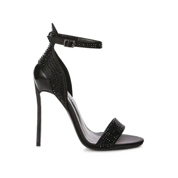 RAG & CO Magnate Rhinestone Embellished Stiletto Sandals In By