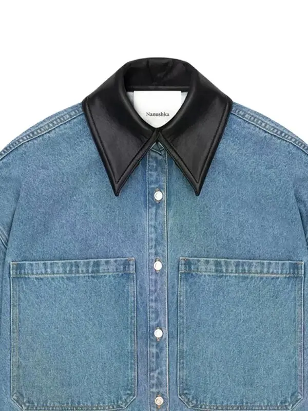 Nanushka Beaux Denim Shirt