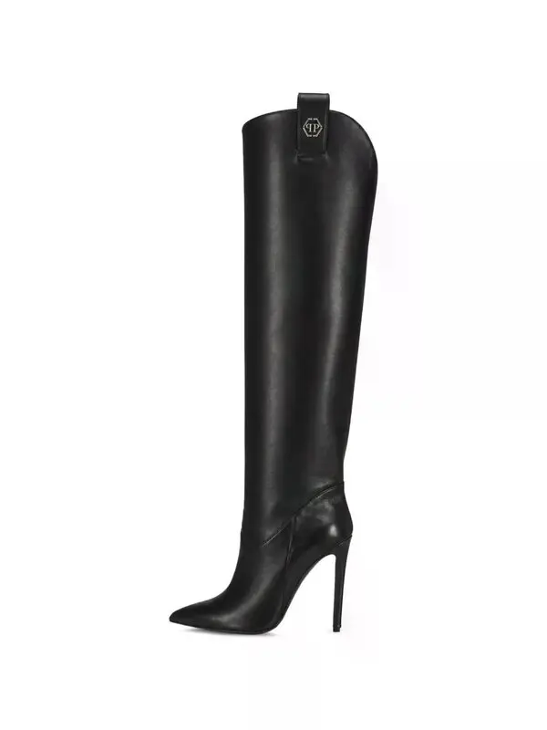 Philipp Plein Nappa-leather High-heel Boots 9