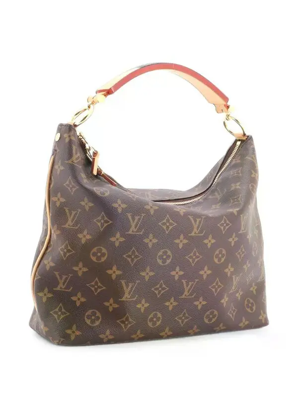 LOUIS VUITTON Sully Handbag Monogram Canvas Pm Hobo Bag