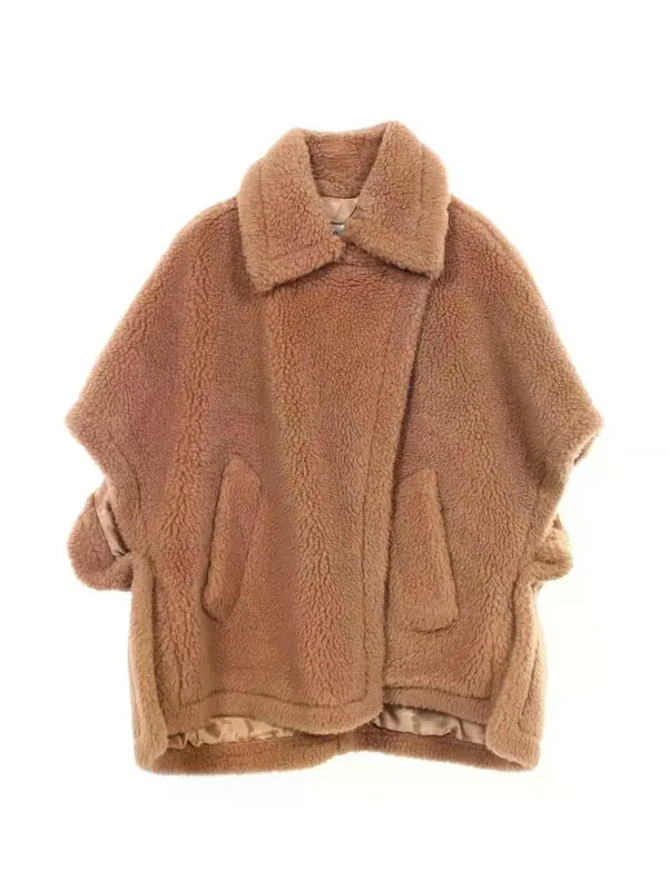 Max Mara 2010s Teddy Bear Tebe Cape