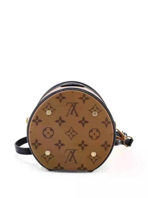 LOUIS VUITTON Cannes Handbag Reverse Monogram Canvas Satchel