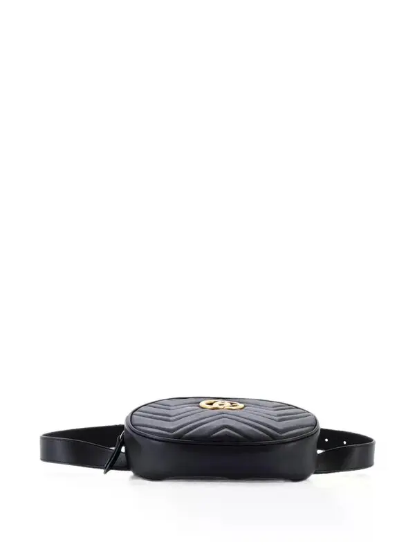 Gucci Gg Marmont Matelasse Leather Belt Bag