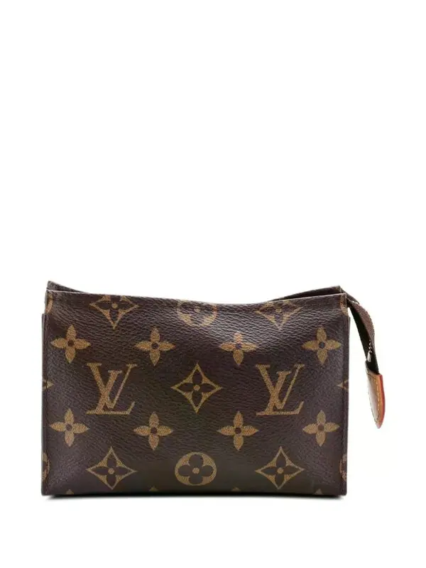 LOUIS VUITTON Toiletry Monogram Canvas 15 Pouch - Brown