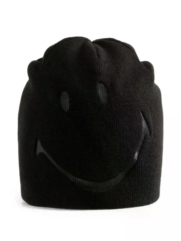 MARKET Smiley Knit Beanie Hat