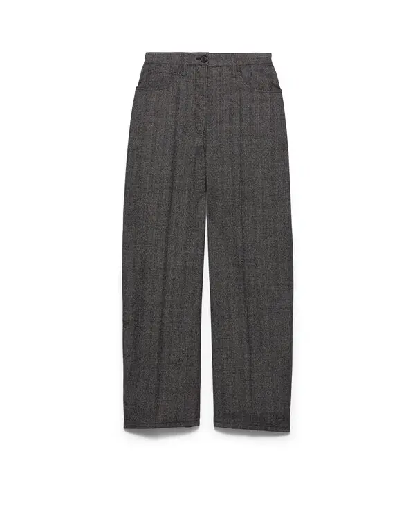 Prada Mouliné Wool Pants