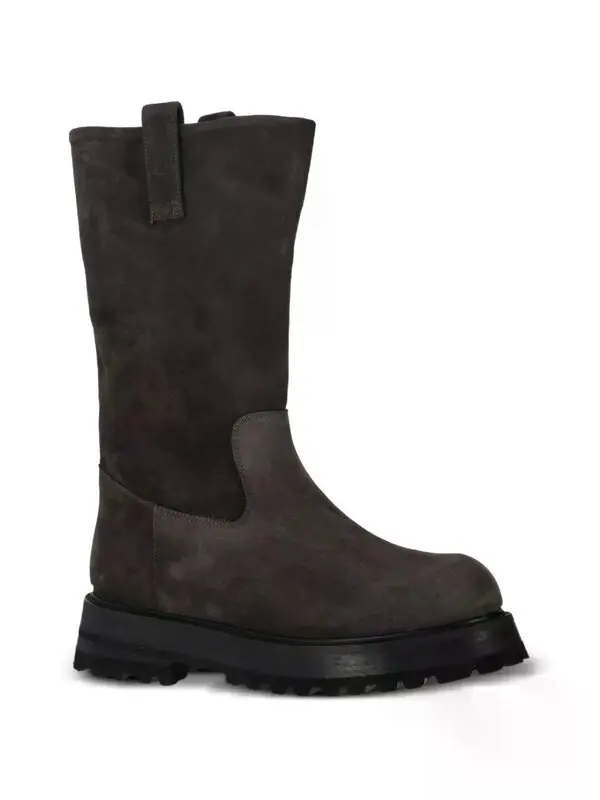 LA ROSE Suede Ankle Boots