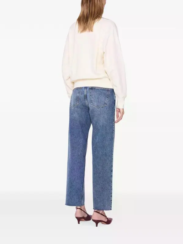 ANINE BING Harry Shrunken Signet Sweatshirt