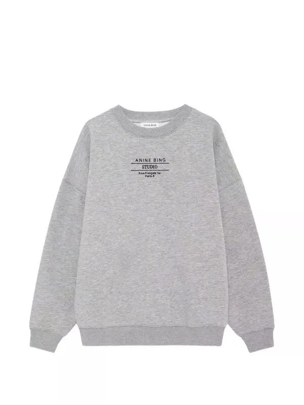 ANINE BING Miles Sweatshirt Studio Heather