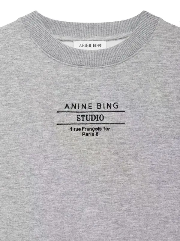 ANINE BING Miles Sweatshirt Studio Heather