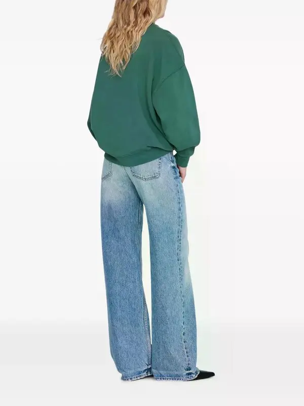 ANINE BING Miles Sweatshirt Leo Muse Deep Emerald