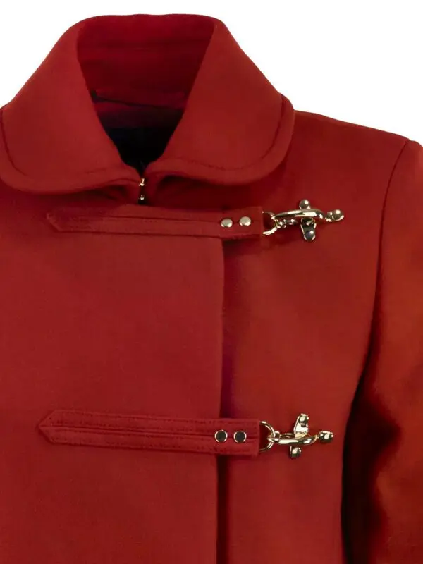 FAY Hook-and-eye Fastening Single-breasted Coat