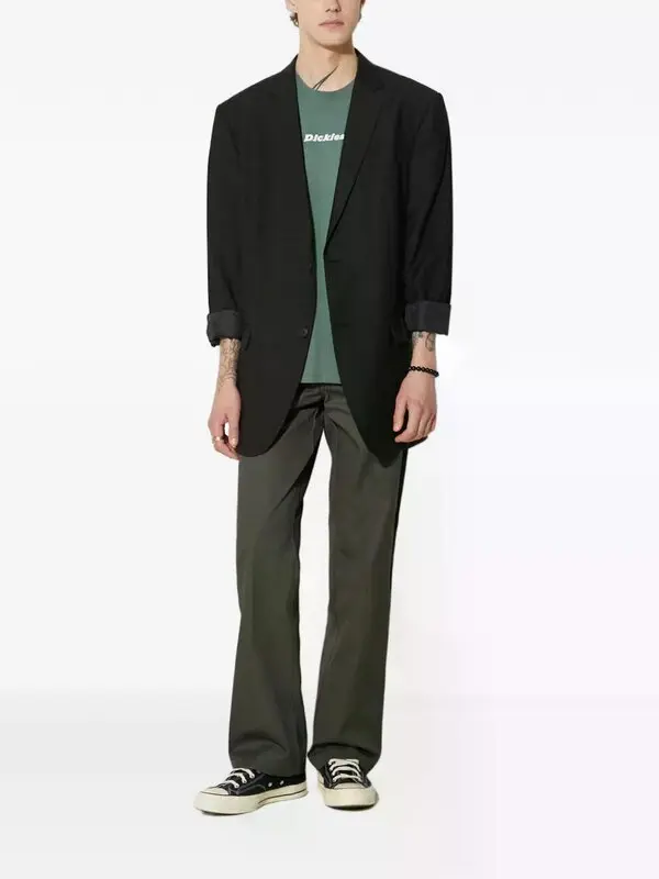 Dickies Pressed-crease Turn-up Trousers