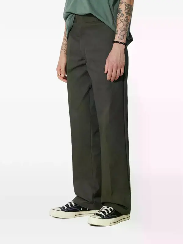Dickies Pressed-crease Turn-up Trousers