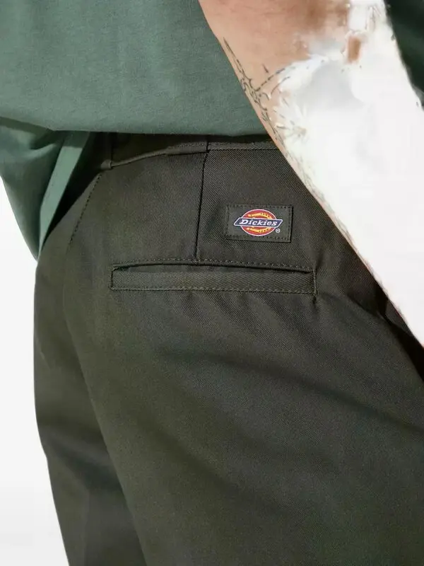 Dickies Pressed-crease Turn-up Trousers