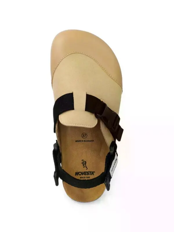 Novesta Buckle-strap Flat Mules