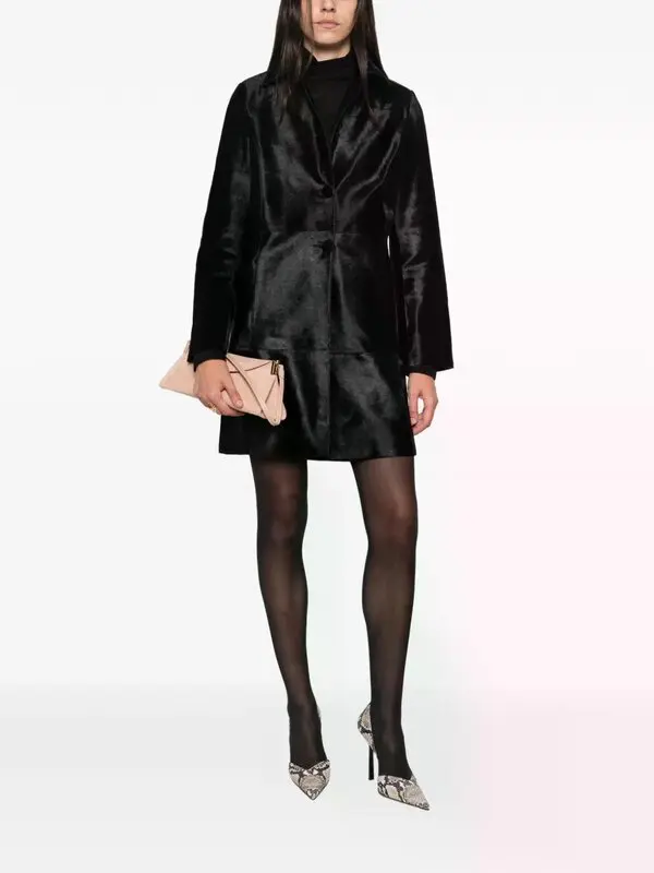 Nour Hammour Stella Lamb-hair Coat