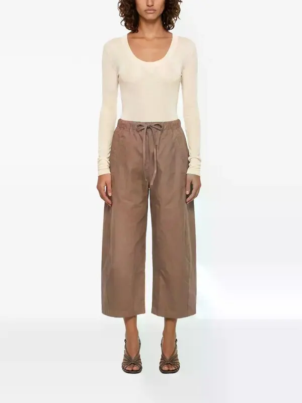 ENTIRE STUDIOS Scoop-neck Long-sleeve Bodysuit