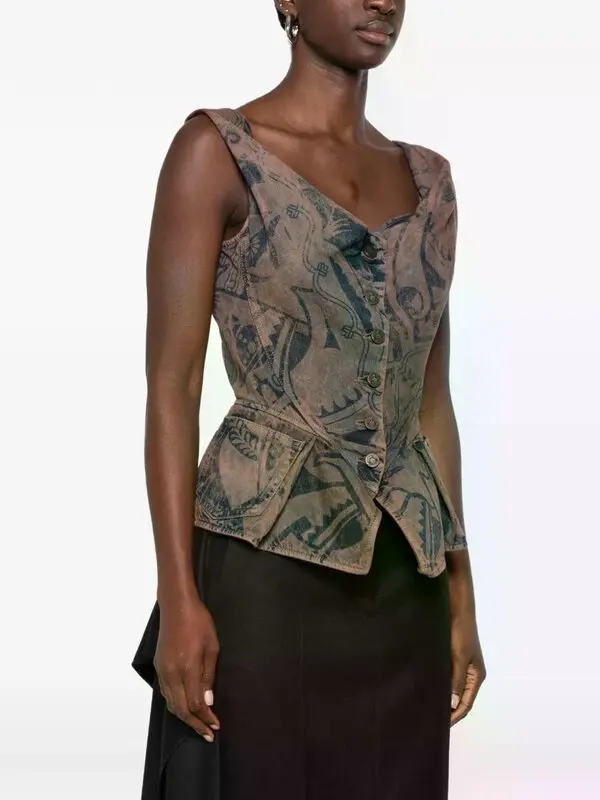 VIVIENNE WESTWOOD Monday Bizarre-print Top