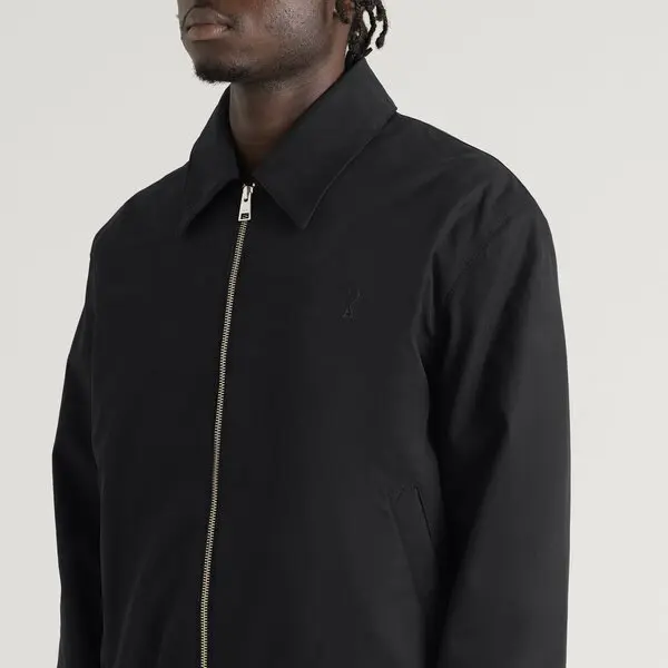 AMI Paris Cotton Adc Padded Zipped Jacket