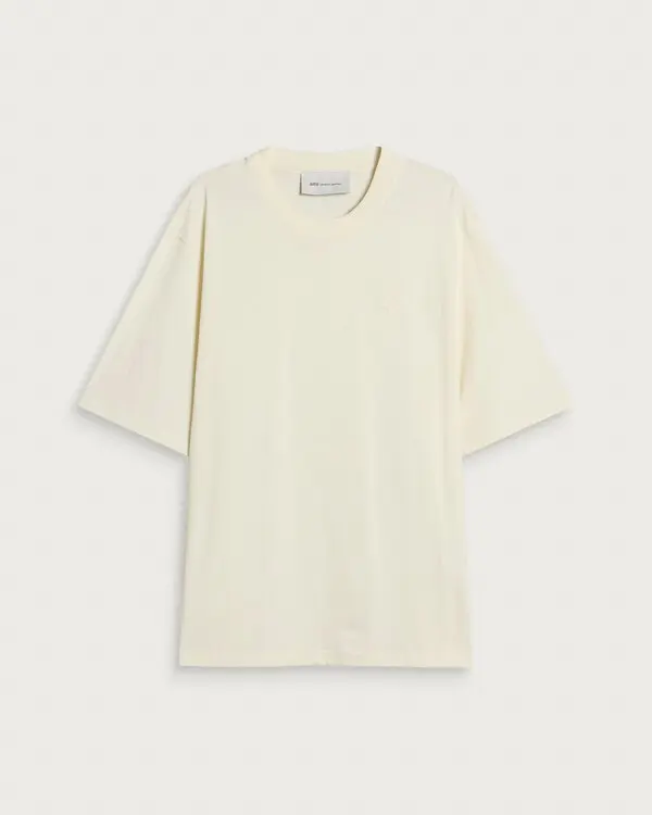 AMI Paris Tonal Big Adc T-shirt In | Size: | 100% Cotton | End Clothing - White Cream